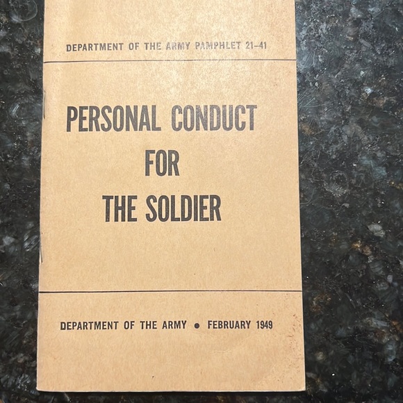 Other | Department Of The Army Pamphlet Personal Conduct For The ...